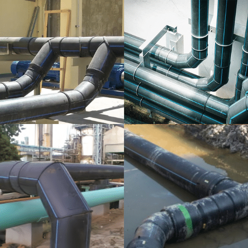 HDPE Butt Fusion 45° Elbow - Reliable and Durable Pipe Fittings